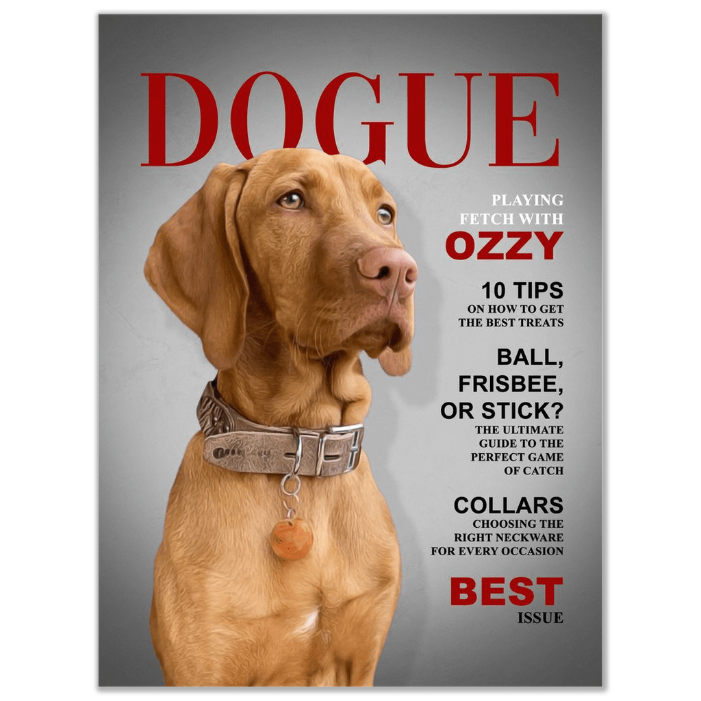 'Dogue' Personalized Pet Poster – doggovinci