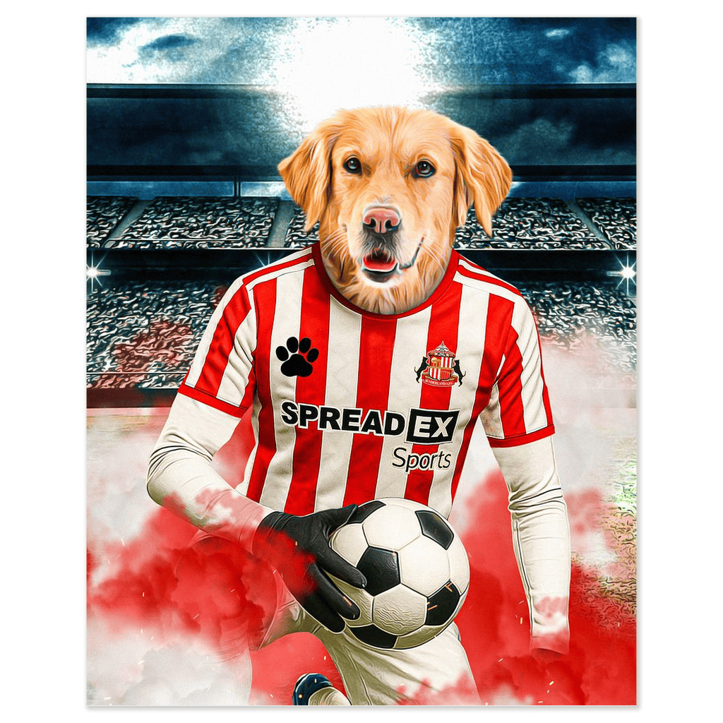 'Sunderland Doggos Football' Personalized Dog Poster – doggovinci