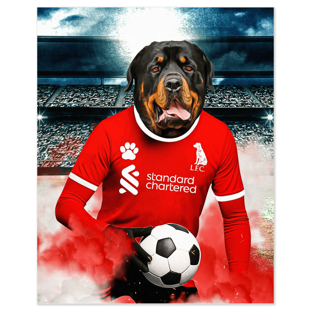 'Liverpool Doggos Football' Personalized Dog Poster – doggovinci