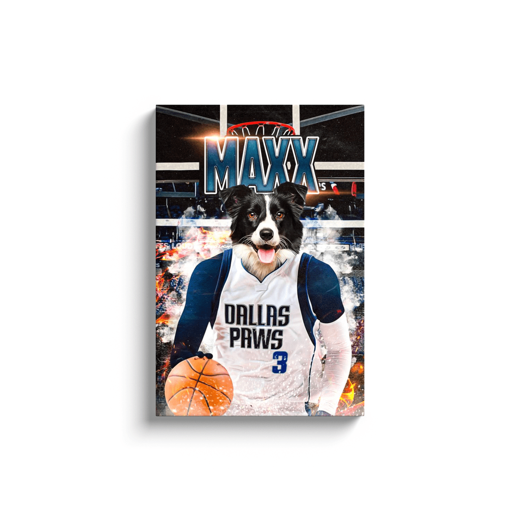 'Dallas Mavericks Doggos' Personalized Pet Canvas – doggovinci