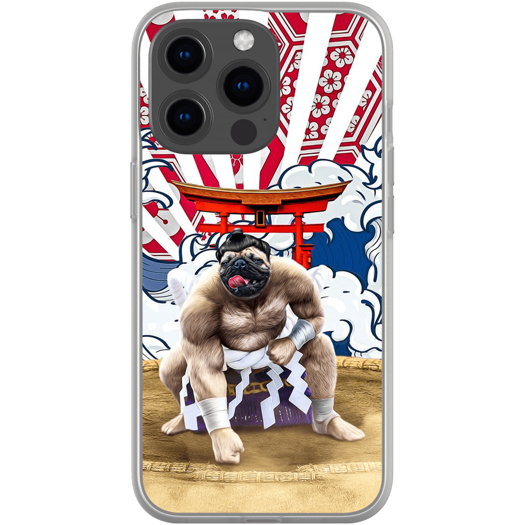 'The Sumo Wrestler' Personalized Phone Case – doggovinci