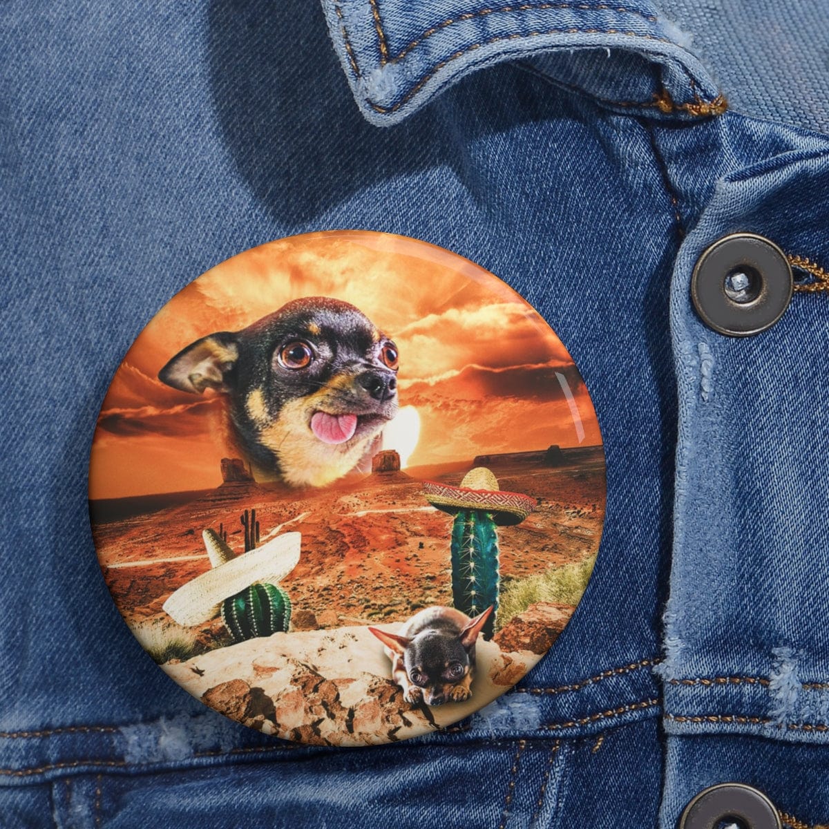 Mexican Dessert Custom Pin – doggovinci