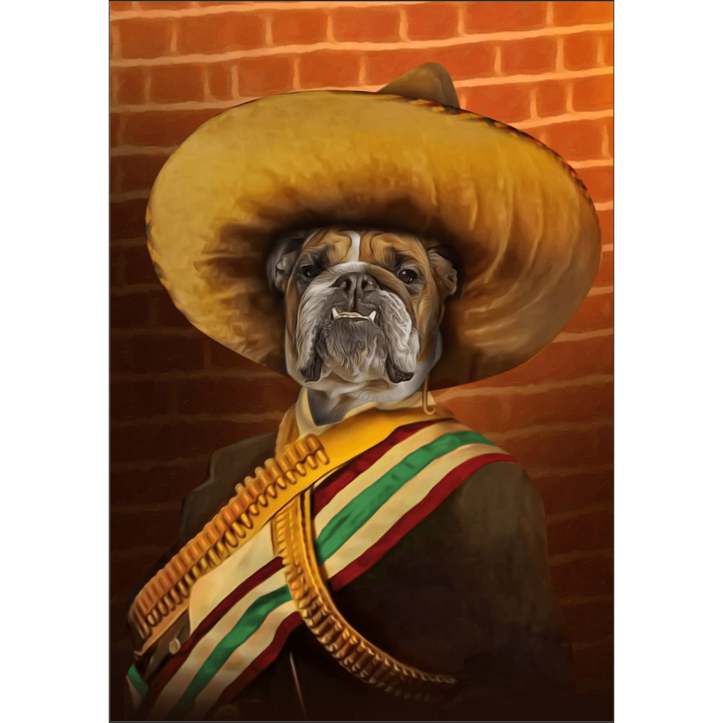 El Jefe: Personalized Dog Poster – doggovinci