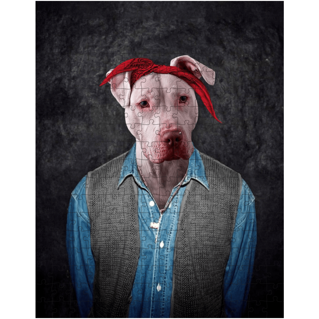 '2pac Dogkur' Personalized Pet Puzzle – doggovinci