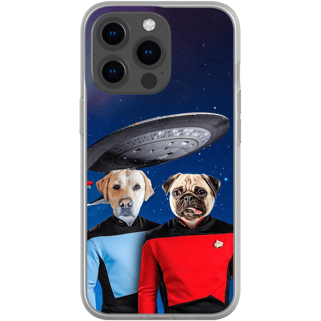 'Doggo-Trek' Personalized 2 Pet Phone Case – doggovinci