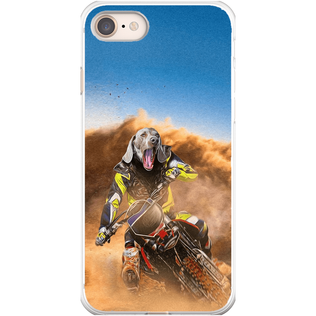 'The Motocross Rider' Personalized Phone Case – doggovinci