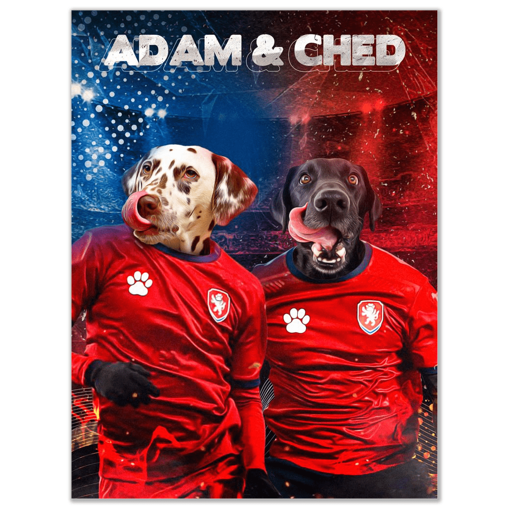 'Czech Doggos' Personalized 2 Pet Poster – doggovinci