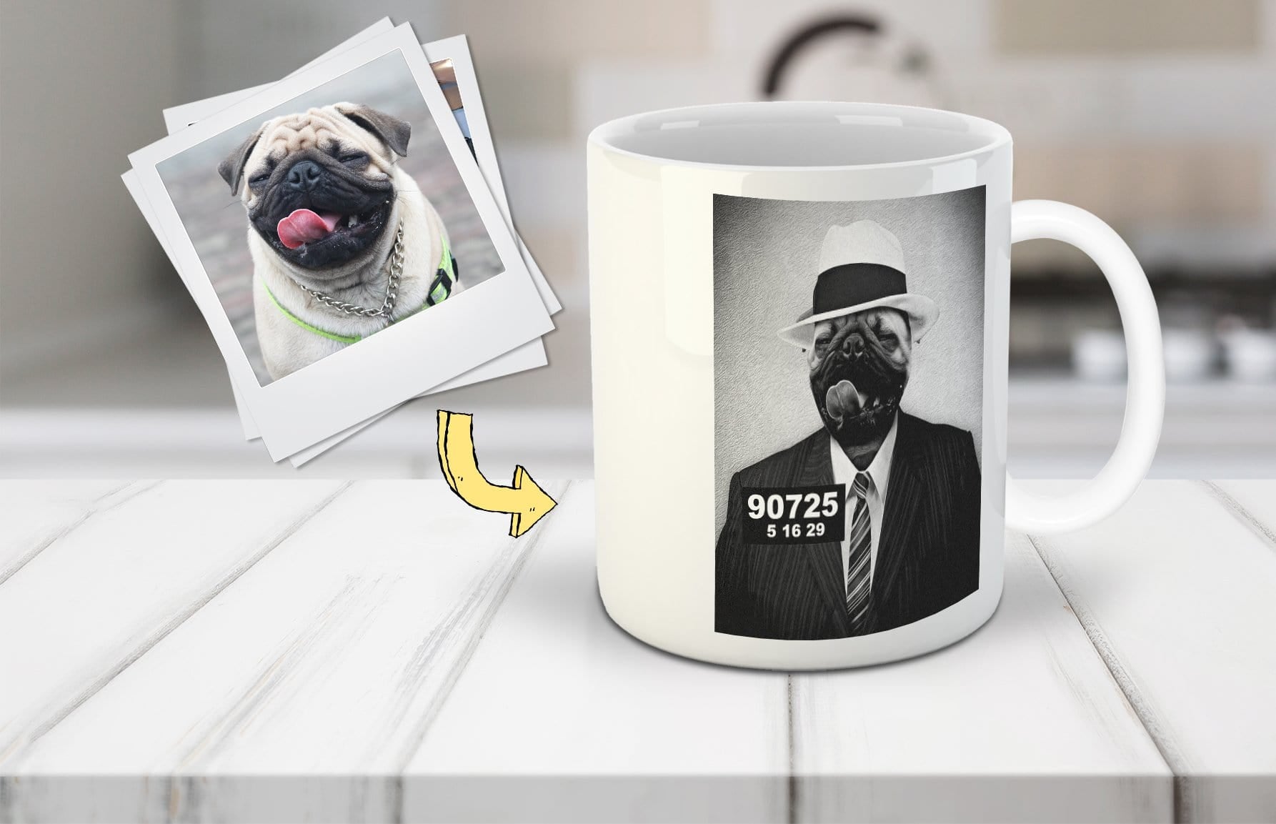 'Al CaBone' Personalized Pet Mug – doggovinci