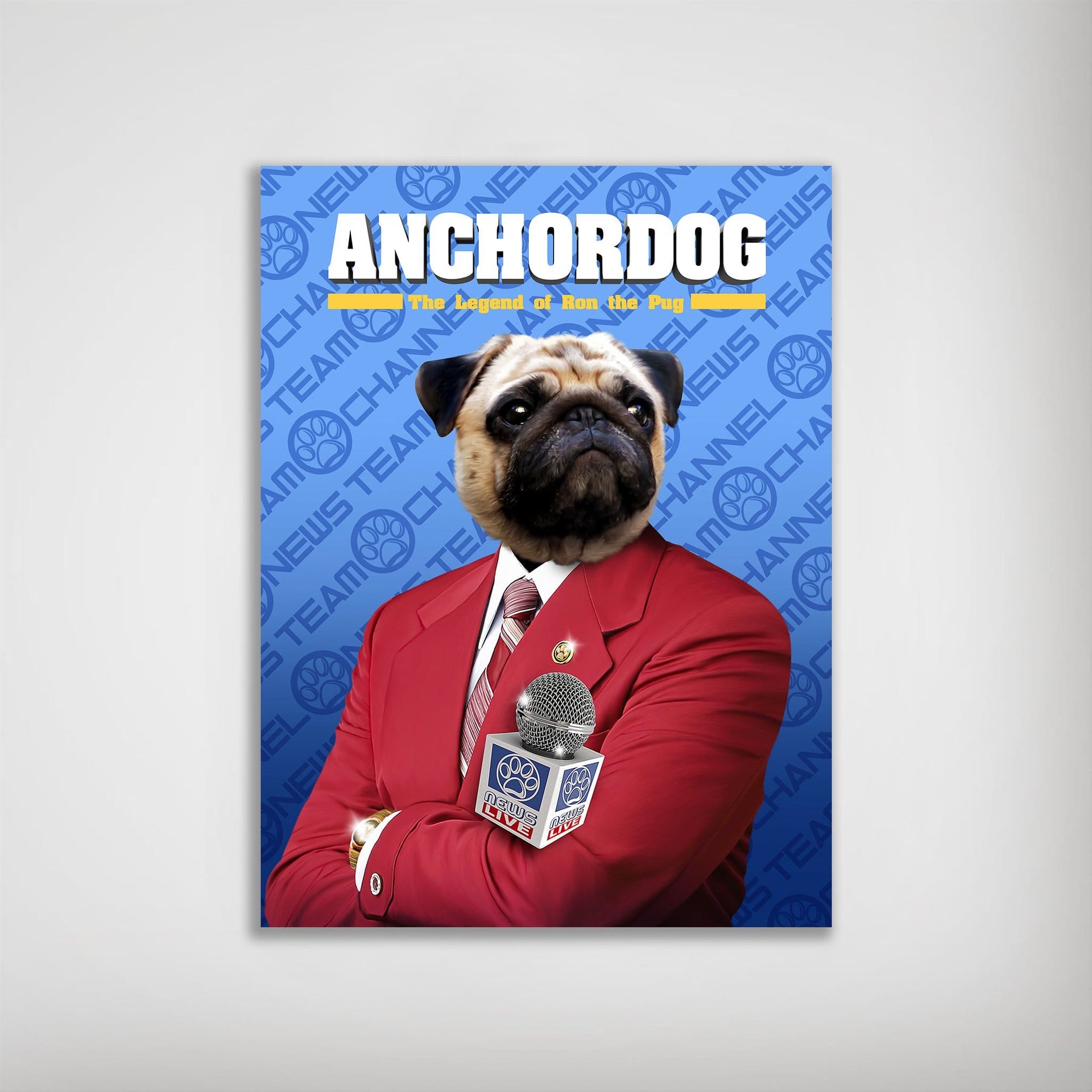 'Anchordog' Personalized Pet Poster – doggovinci