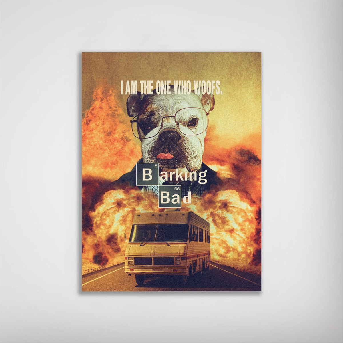 Barking Bad: Personalized Dog Poster – doggovinci