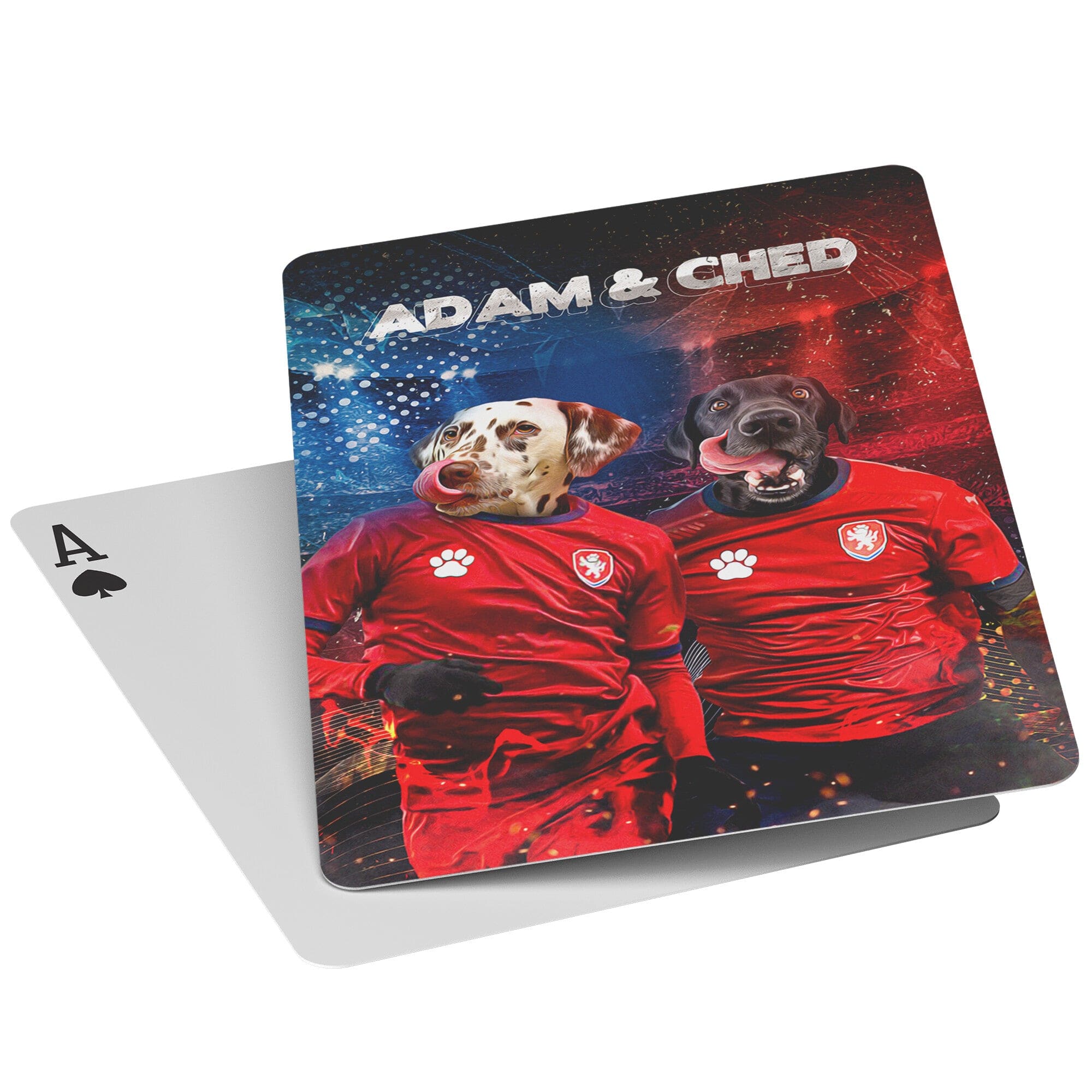 'Czech Doggos' Personalized 2 Pet Playing Cards – doggovinci