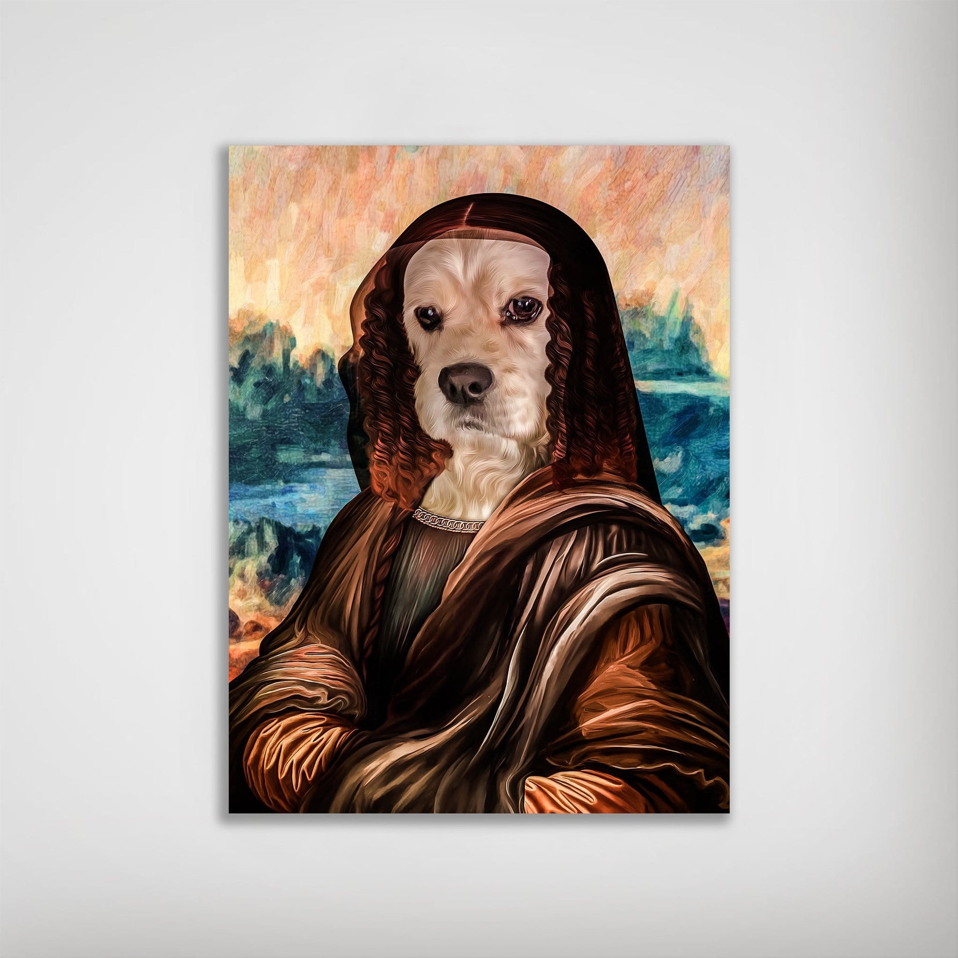 'Dogga Lisa' Personalized Dog Poster – doggovinci