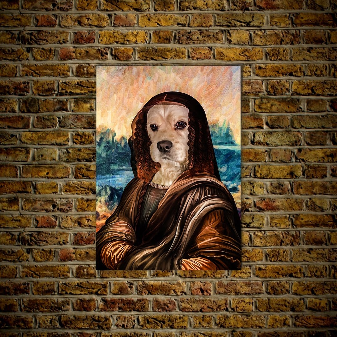 'Dogga Lisa' Personalized Dog Poster – doggovinci