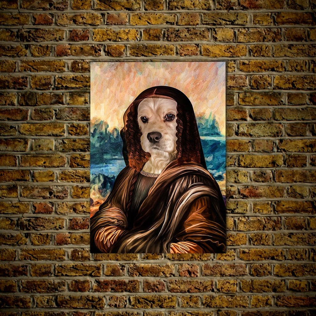 'Dogga Lisa' Personalized Dog Poster – doggovinci