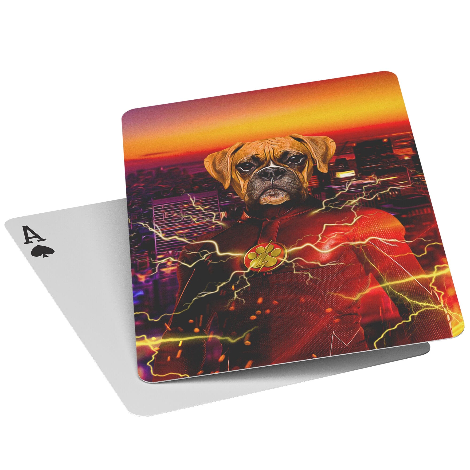 'Flash Doggo' Personalized Pet Playing Cards – doggovinci