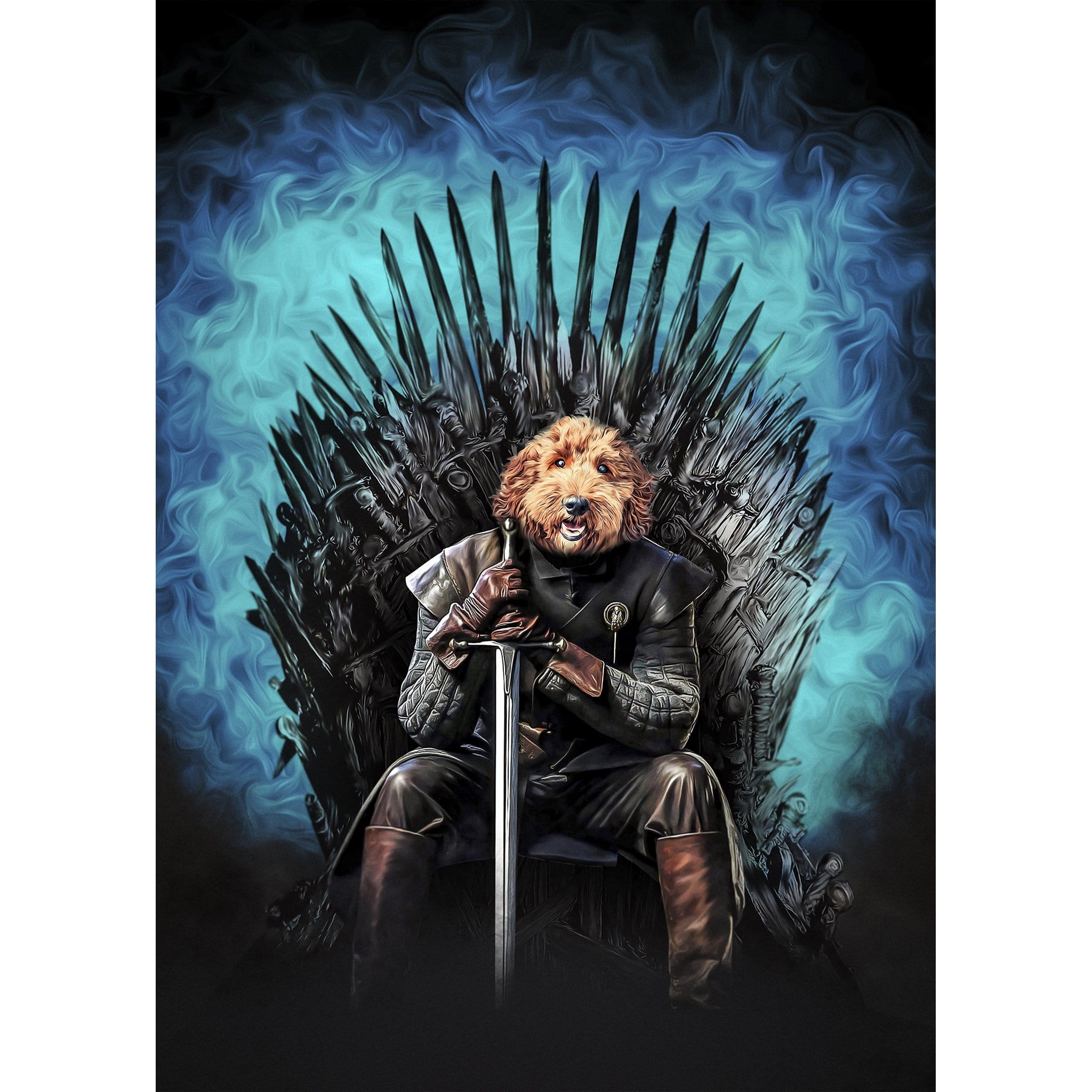 'Game of Bones' Digital Portrait – doggovinci