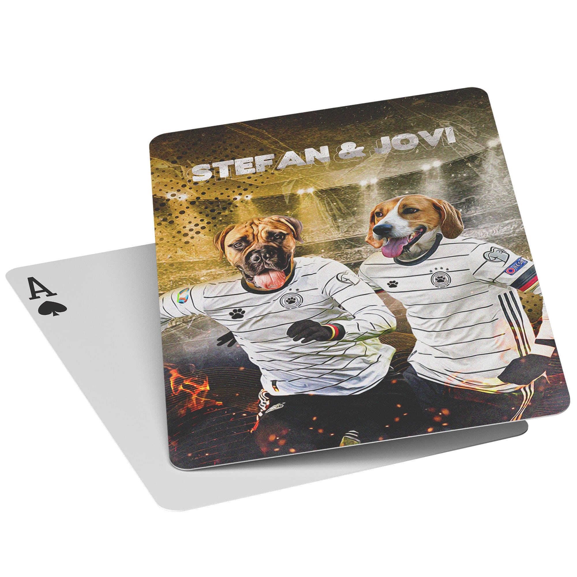 'Germany Doggos' Personalized 2 Pet Playing Cards – doggovinci