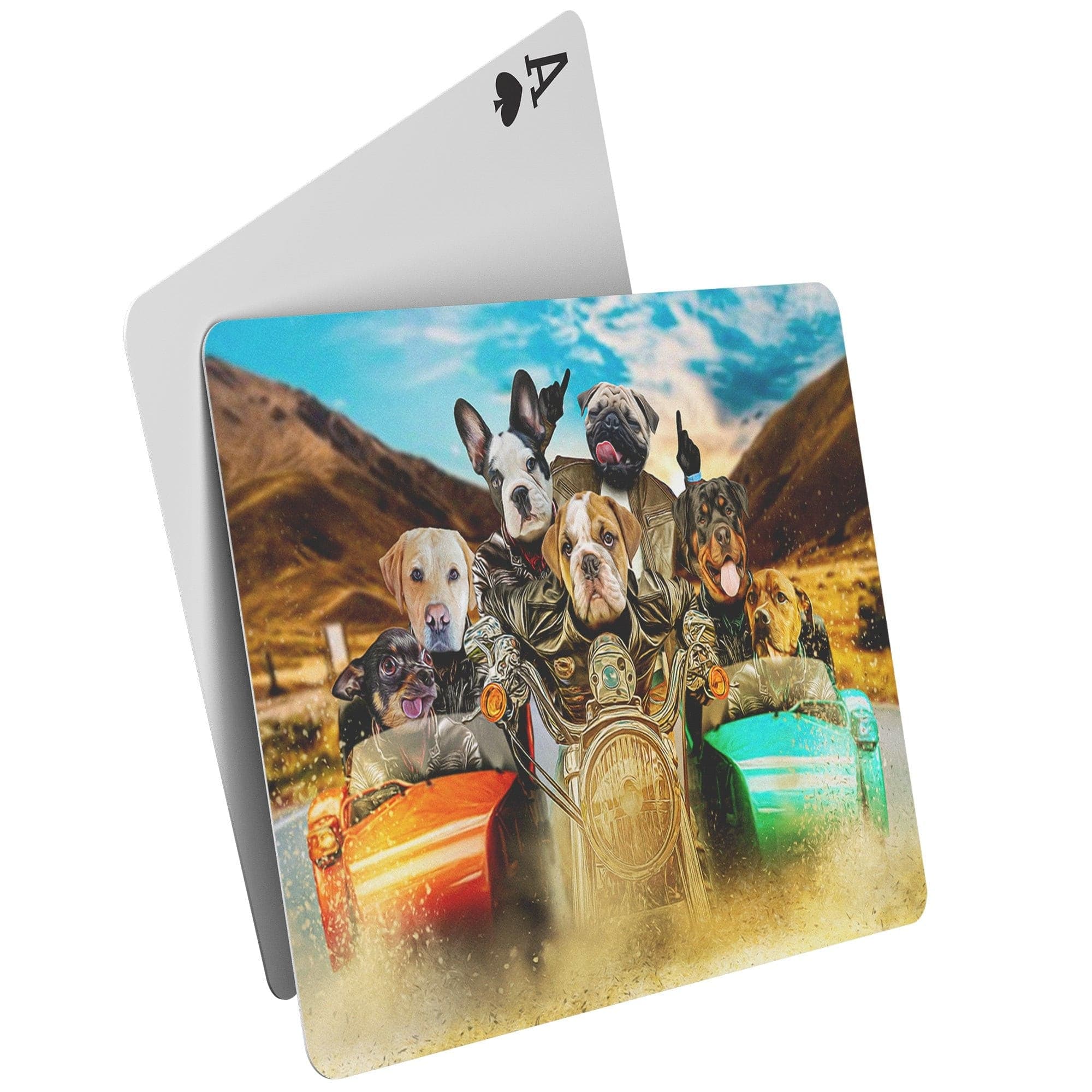 'Harley Wooferson' Personalized 7 Pet Playing Cards – doggovinci