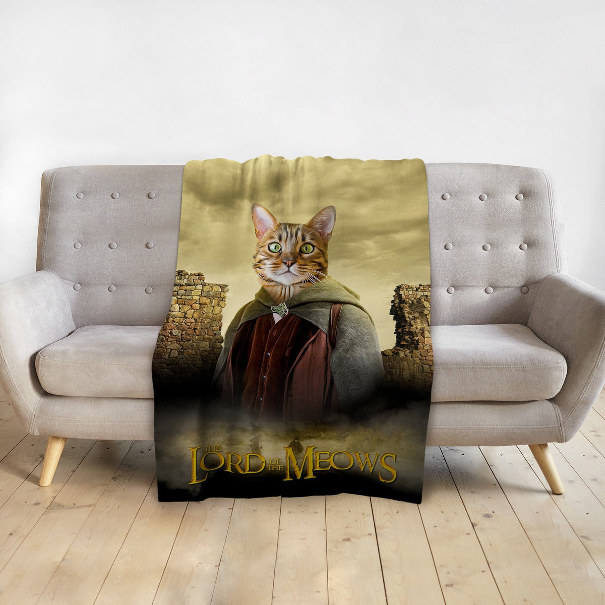 'Lord of the Meows' Personalized Pet Blanket – doggovinci