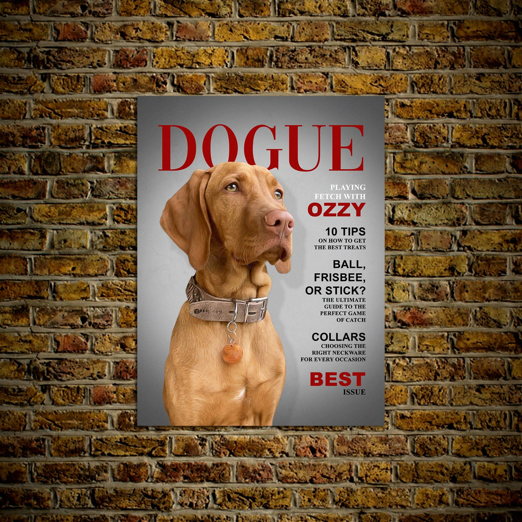 'Dogue' Personalized Pet Poster – doggovinci