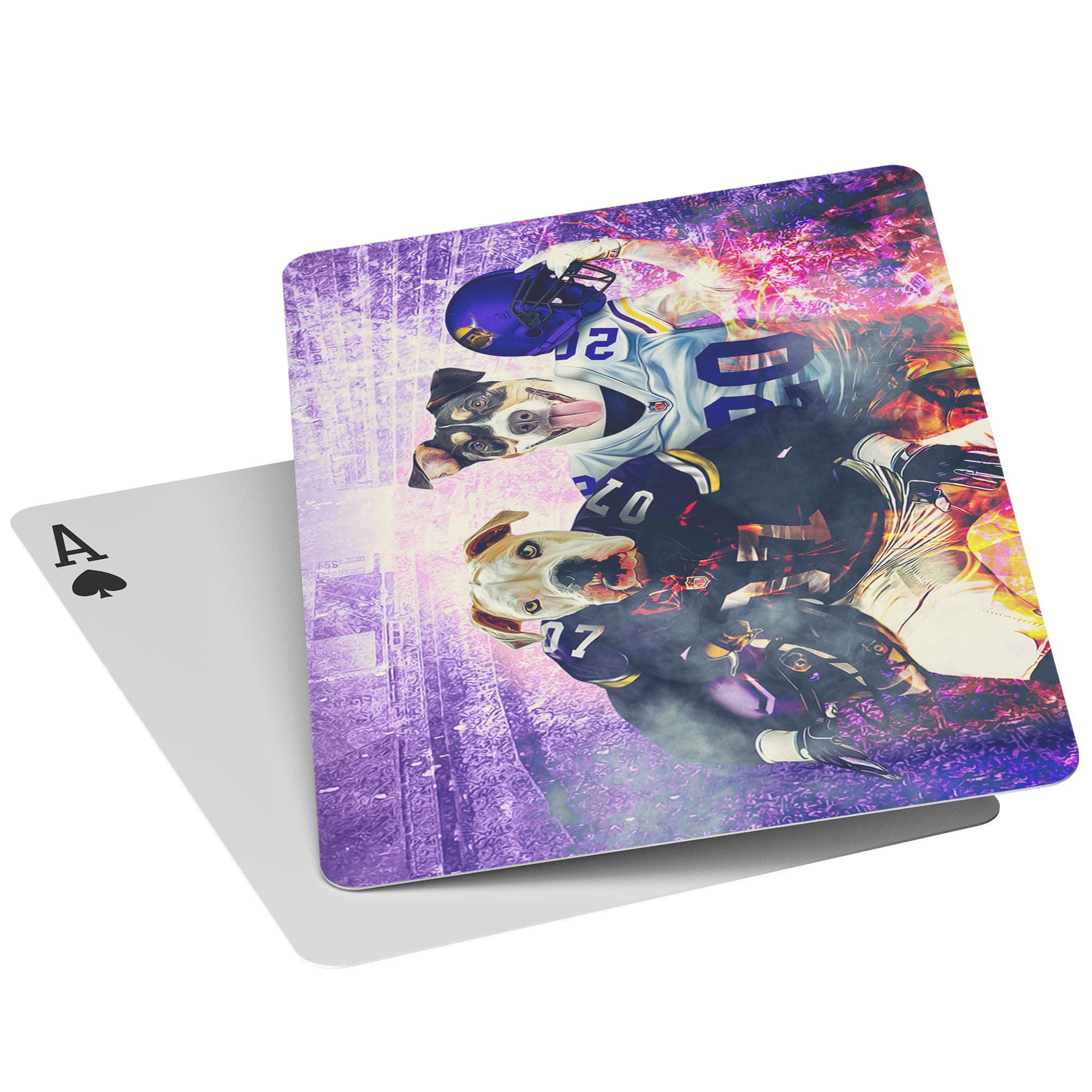 'Minnesota Doggos' Personalized 2 Pet Playing Cards – doggovinci