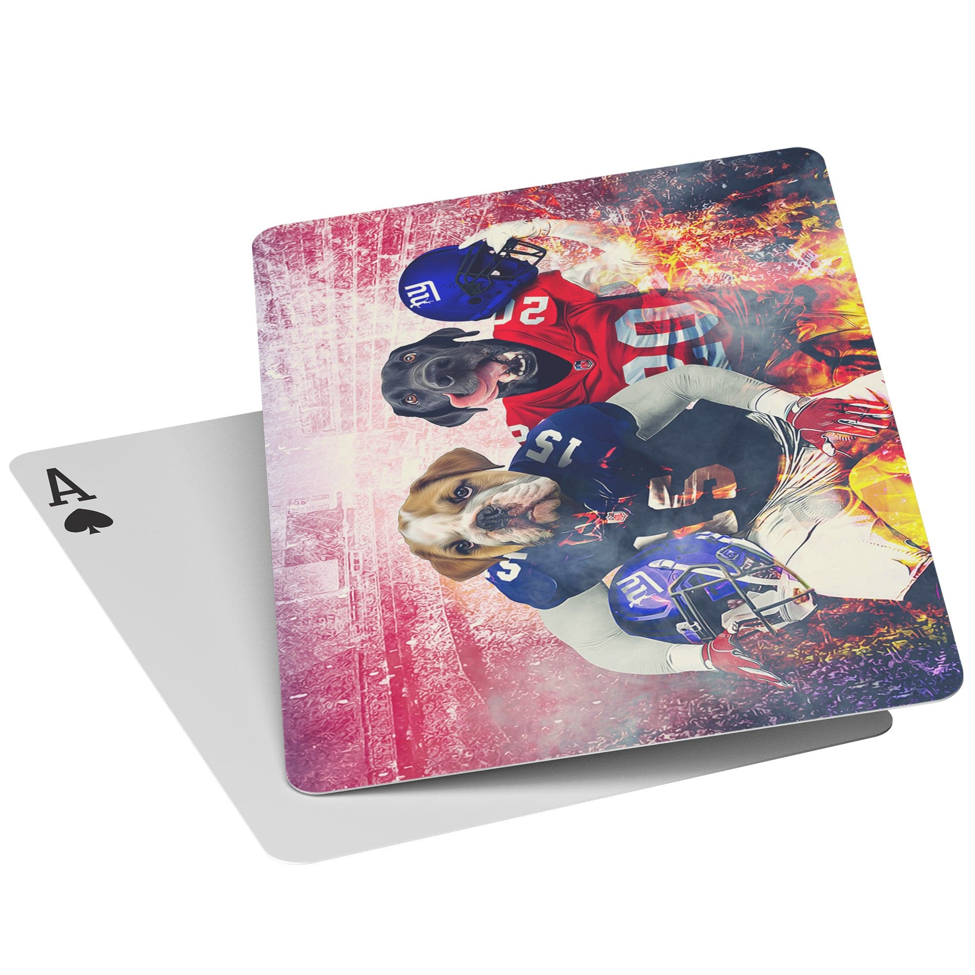 'New York Doggos' Personalized 2 Pet Playing Cards – doggovinci