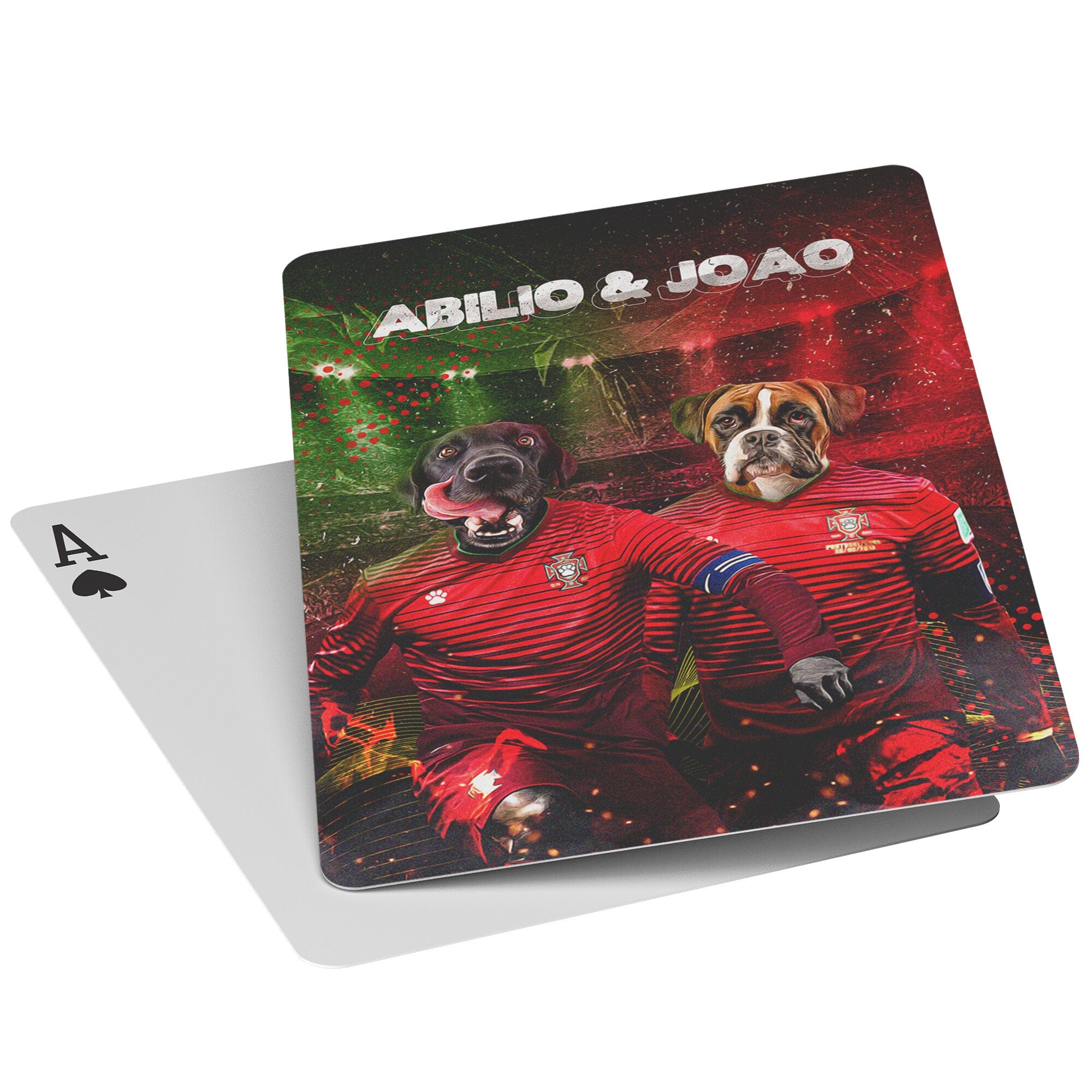 'Russia Doggos' Personalized 2 Pet Playing Cards – doggovinci