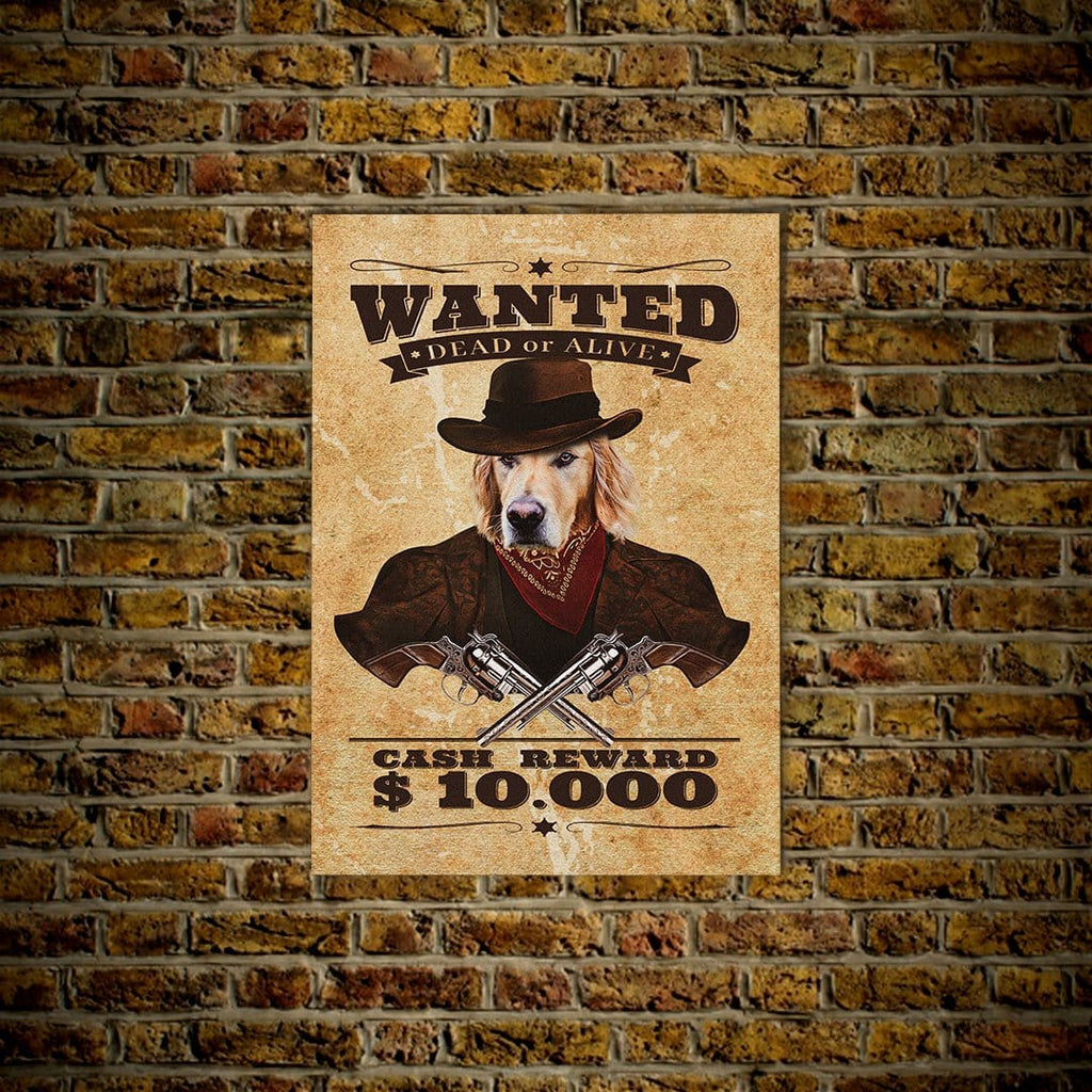 'The Wanted' Personalized Dog Poster – doggovinci