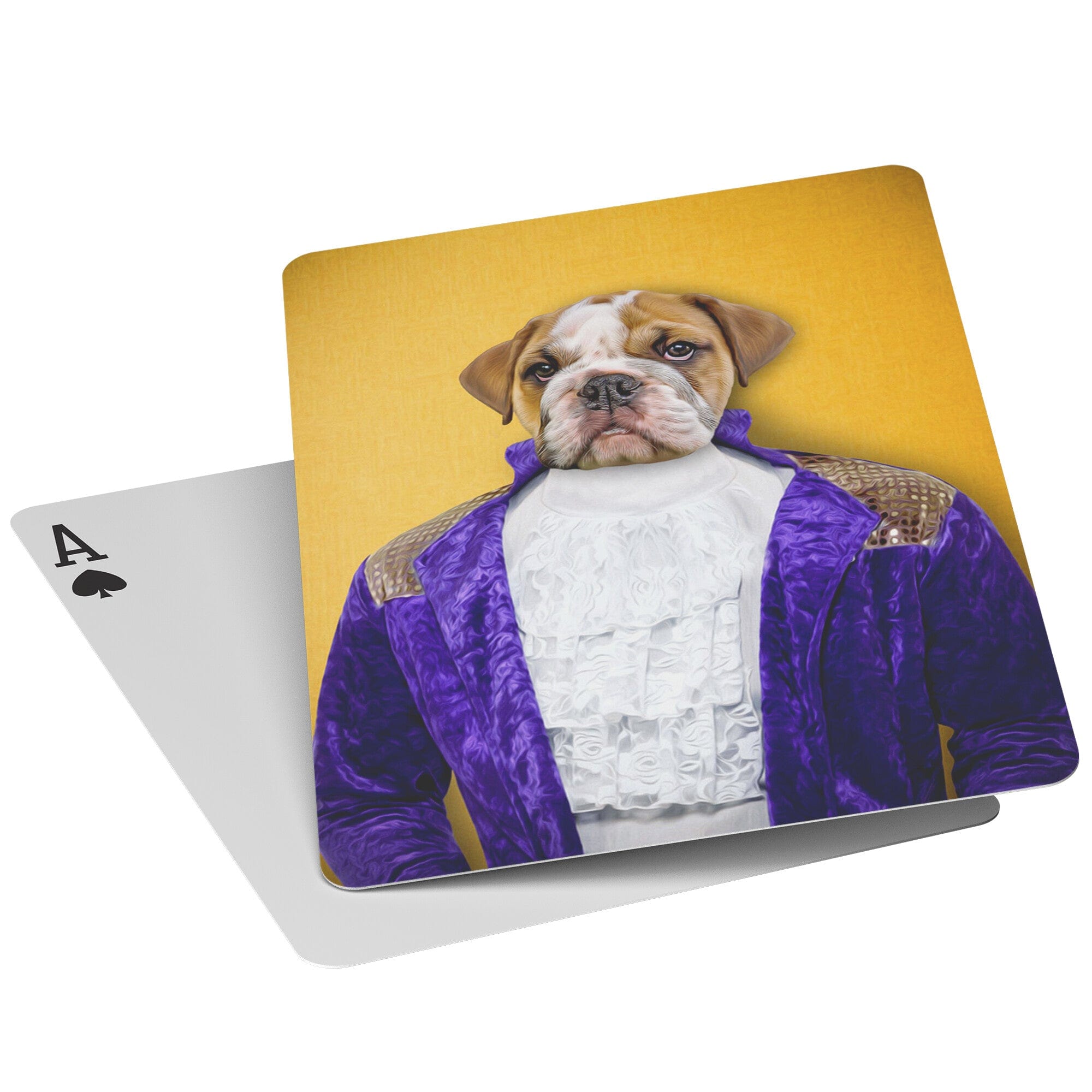 'The Prince Doggo' Personalized Pet Playing Cards – doggovinci