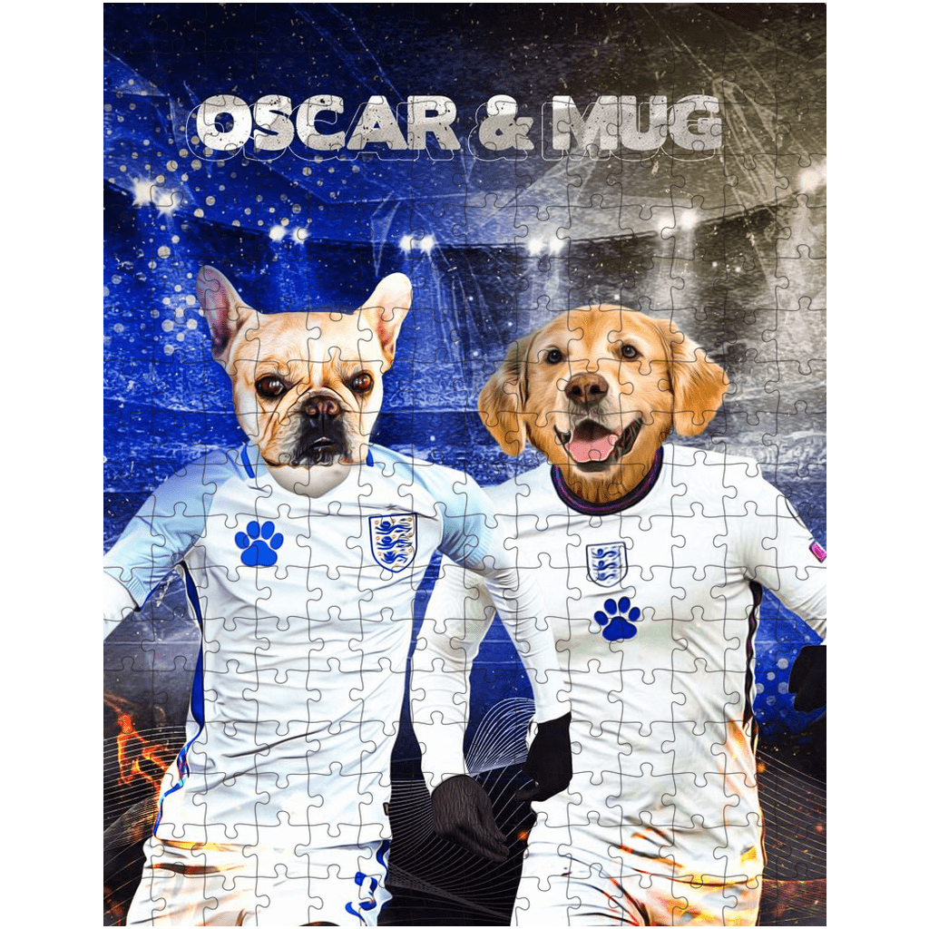 'England Doggos' Personalized 2 Pet Puzzle – doggovinci
