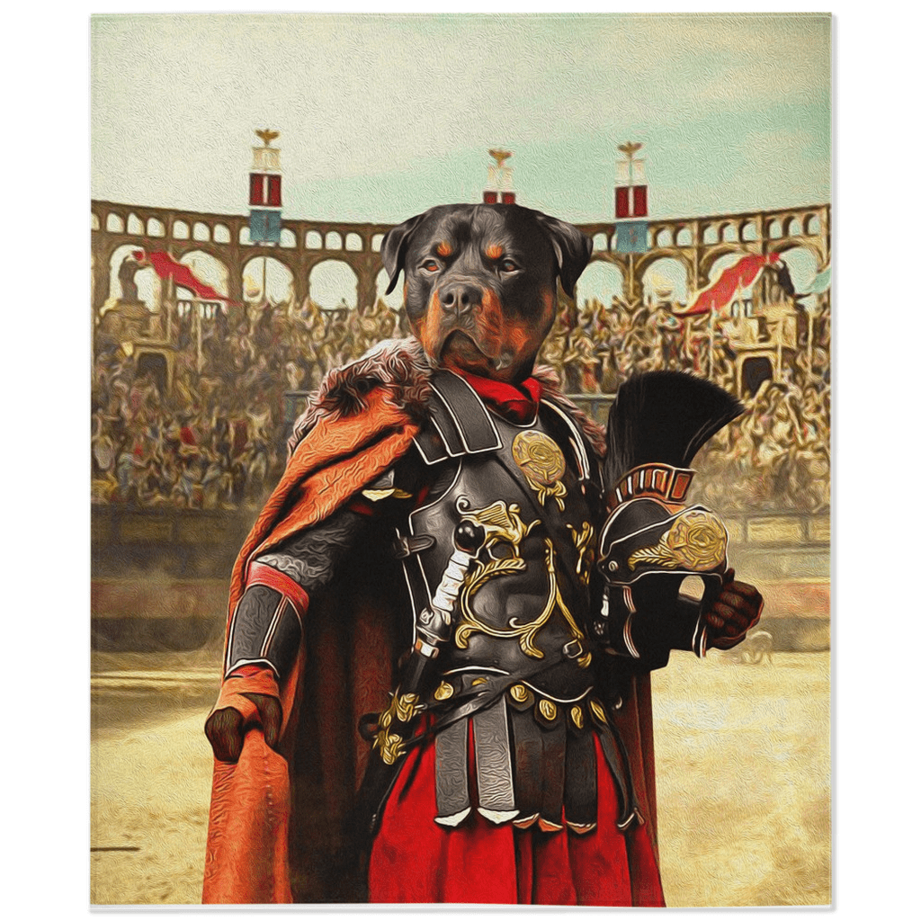 'The Gladiator' Personalized Pet Blanket – doggovinci