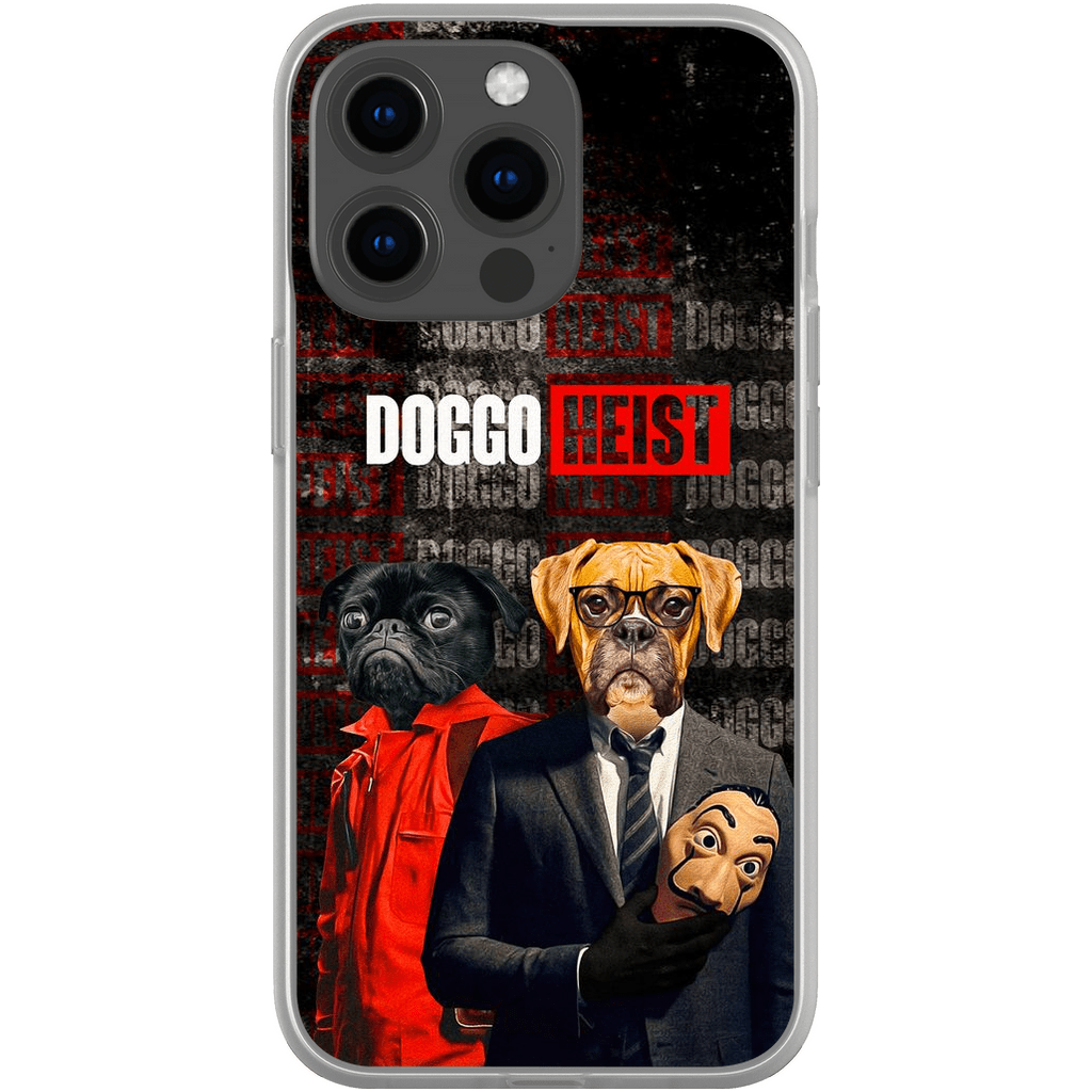 'Doggo Heist' Personalized 2 Pet Phone Case – doggovinci