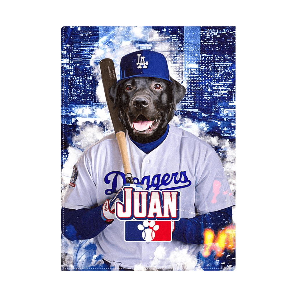 'Los Angeles Doggers' Personalized Pet Standing Canvas – doggovinci