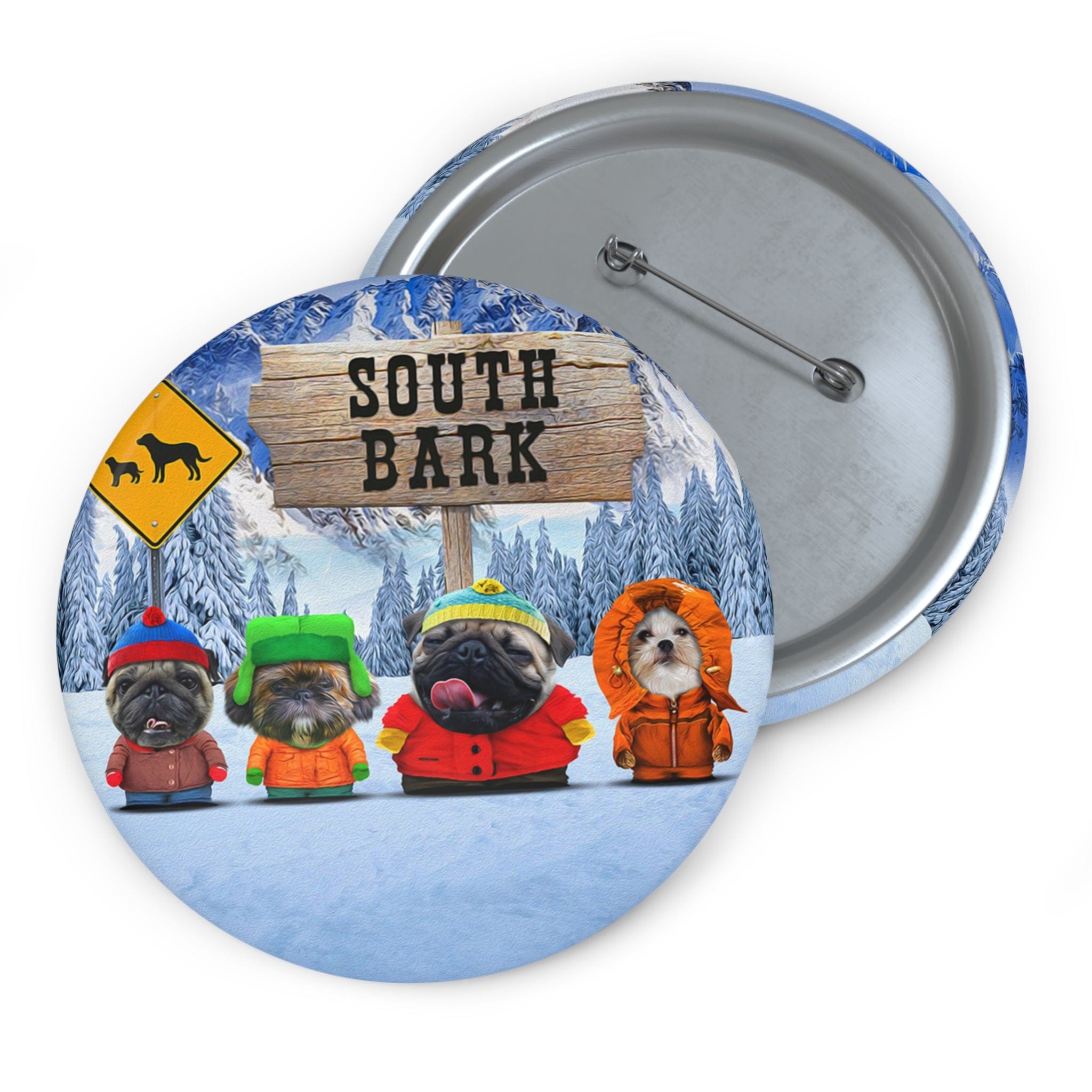 South Bark ( 2 - 4 Pets) Custom Pin – doggovinci